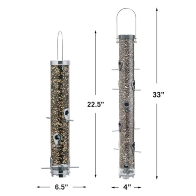 Droll Yankees Classic Tube Feeders - The Backyard Naturalist